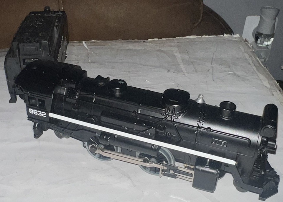 LIONEL 8632 CHESAPEAKE & OHIO BLACK 4-4-2 STEAM LOCOMOTIVE & TENDER | eBay