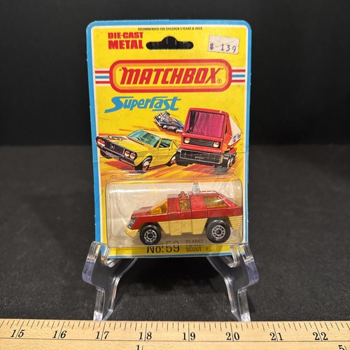 1975 Lesney Matchbox #59 Planet Scout Superfast England MOC | eBay