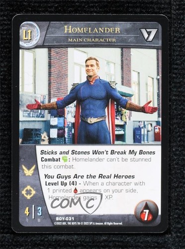 2022 VS System 2 Player Card Game The Boys Homelander #BOY-031 08j3 | eBay