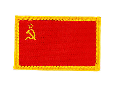 FLAG PATCH PATCHES RUSSIA URSS SOVIET CCCP IRON ON COUNTRY EMBROIDERED ...