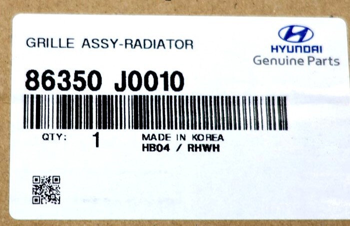 2018 Hyundai Accent Grille Assembly 86350J0010 for sale online | eBay
