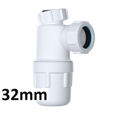 Viva 32mm 1¼" Waste Basin Bidet Urinal Bottle Trap 75mm Seal BATHROOM ...