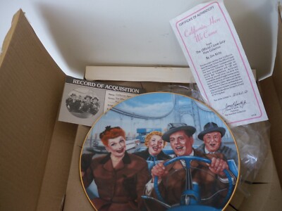 LUCY CALIFORNIA HERE WE COME 1989 PLATE # 2550G | eBay