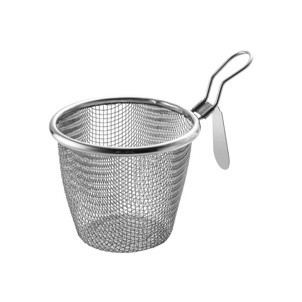 Vctitil Fry Basket Stainless Steel Fine Wire Mesh Food Colander ...