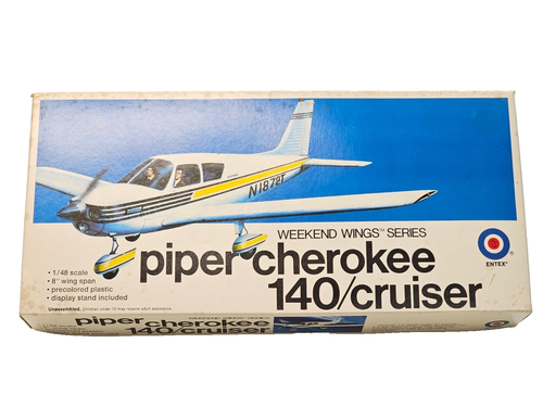 Entex Piper Cherokee 140 / Cruiser 1/48 Scale Model Kit | eBay