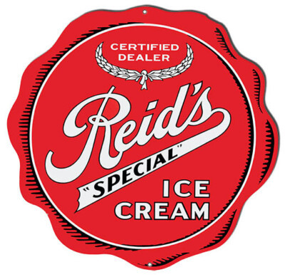 Reids Special Ice Cream Cut Out Metal Sign 13.9x13.5 | eBay