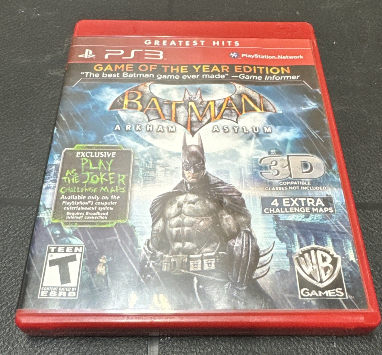 Batman: Arkham Asylum: Game of the Year Edition (PlayStation 3, 2010 ...