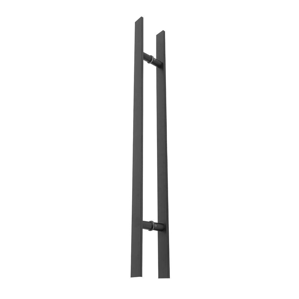 Double Sided Stainless Steel Door Handle Commercial H Shape Door Pull ...