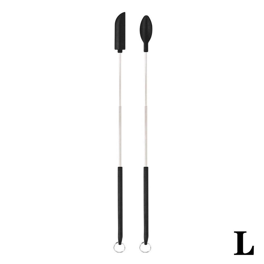 Mini Silicone Telescopic Spatula Multipurpose Double-Headed Cream Cake ...