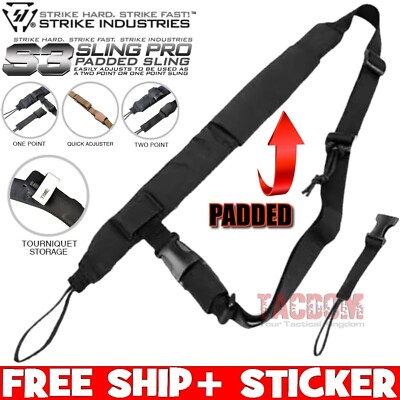 Strike Industries S3 Pro Padded Shoulder Strap Sling -Two & Single ...