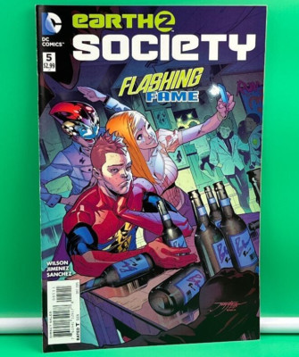 2015 DC Comic Earth 2 Society Flashing Fame #5 | eBay
