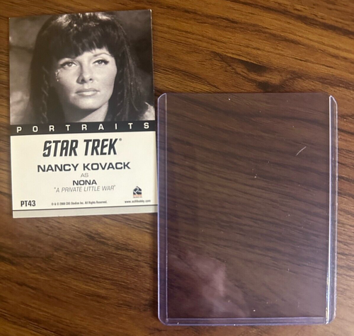 STAR TREK TOS 40TH ANNINVERSARY SERIES 2 PORTRAITS INSERT PT43 NANCY ...