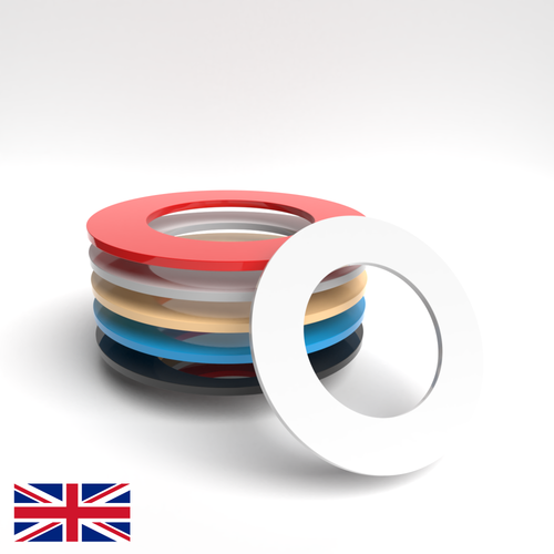 COLOURED DOWNLIGHT SPOTLIGHT SURROUND RING REPAIR BUY 2/1 FREE BEZEL ...