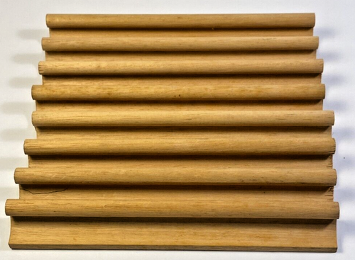 Lot of 8 Vintage Scrabble Wooden Letter Tile Racks Holders Square Edges ...