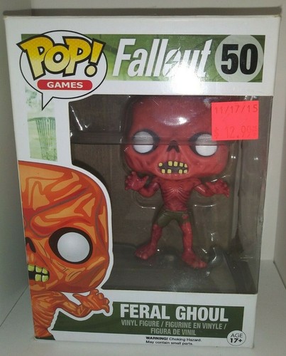 FUNKO Pop! GAMES #50 * FERAL GHOUL * FALLOUT 4 FALL OUT BETHESDA VIDEO ...