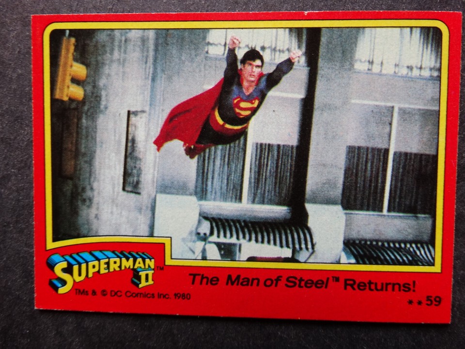 1980 Topps Superman II 2 Movie Trading Card Complete Your Set U You ...