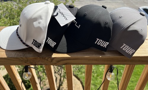 4 NEW GOLF HATS Maxfli Tour Golf CAPS – Logo & Braided Rope – 3 w/ Tags ...