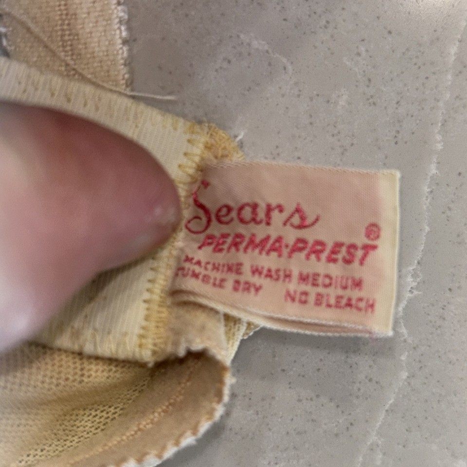 Vintage 1960s women’s bra Sears Brand See Original Tag Med? 38? | eBay