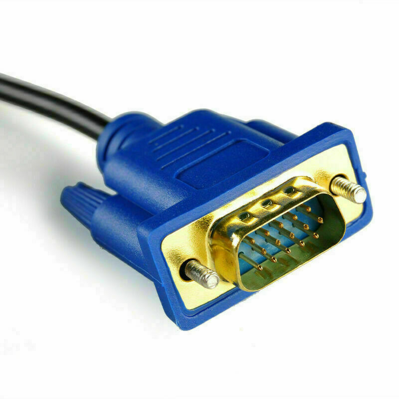 1.8m 1080P HDTV HDMI Male to VGA Female Video Converter Adapter Cable ...