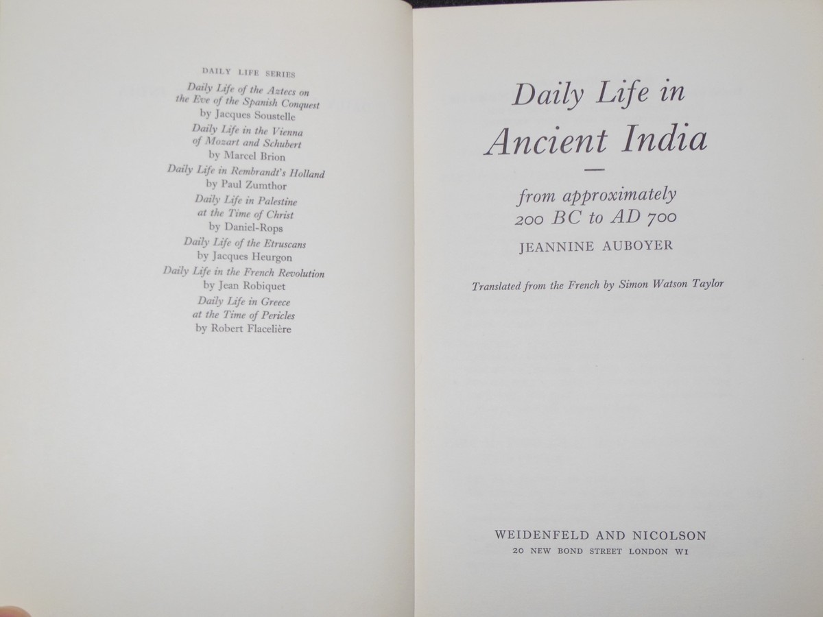 Ancient India Daily Life Ancient India: Daily Life From 200 BC To 700