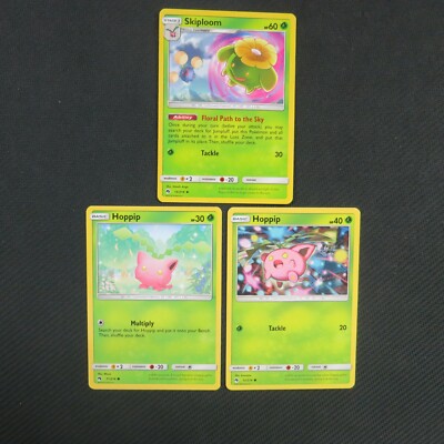 Skiploom 13/214 Hoppip 12/214 11/214 Lost Thunder Pokemon TCG Card | eBay