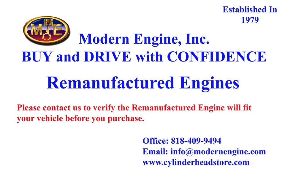 1995-2004 Toyota 4Runner, T100 Tacoma Tundra 3.4L Rebuilt Engine V6 ...
