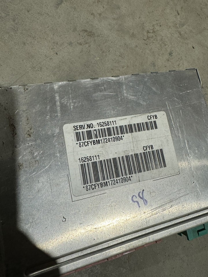 1998 Chevrolet Corvette C5 Body Control Module BCM | eBay