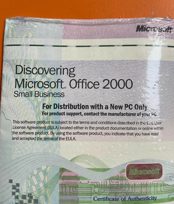 Microsoft Office 2000 Small Business Edition NEW | eBay