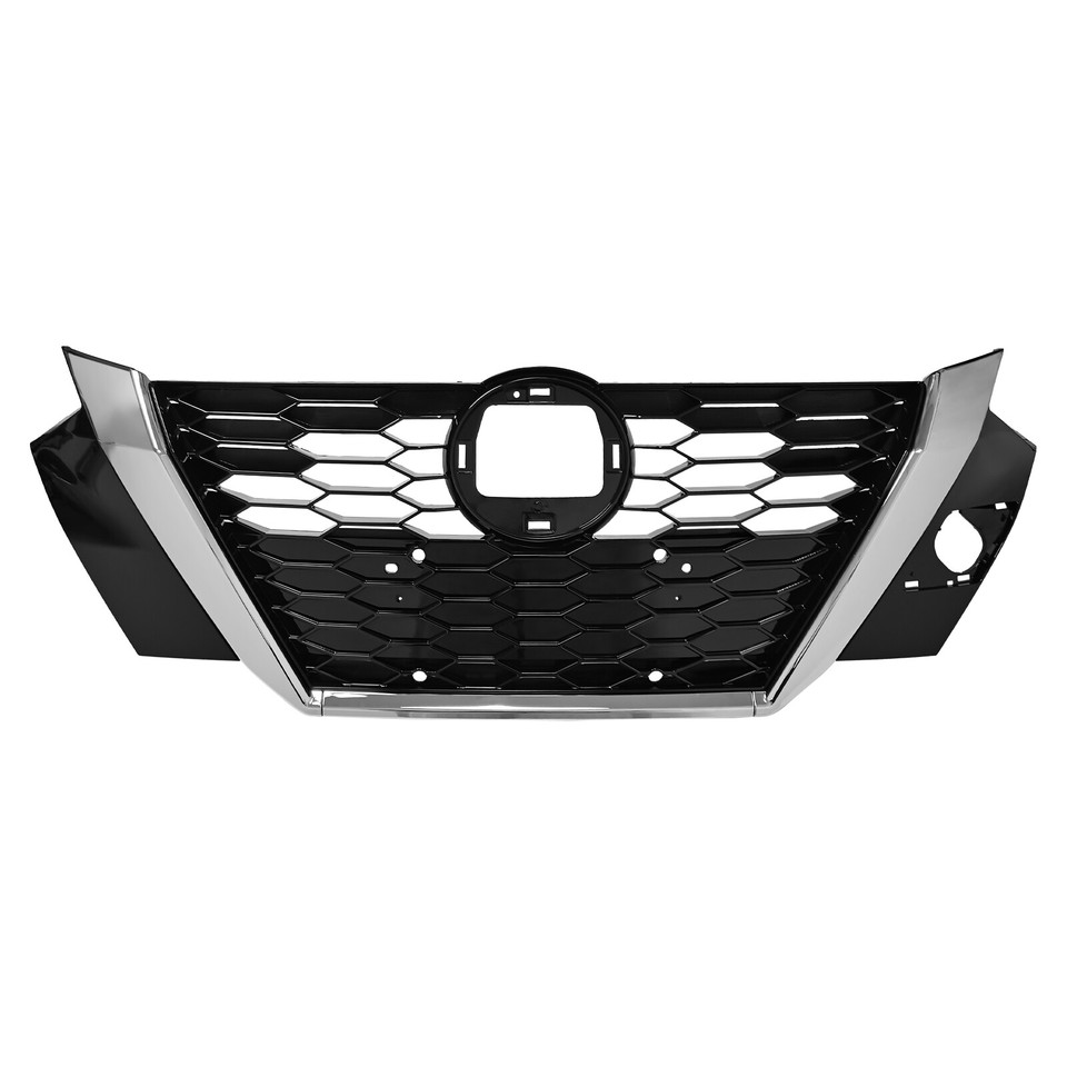 For 2020 2021 2022 Nissan Sentra Grill Front Bumper Upper Grille Black ...