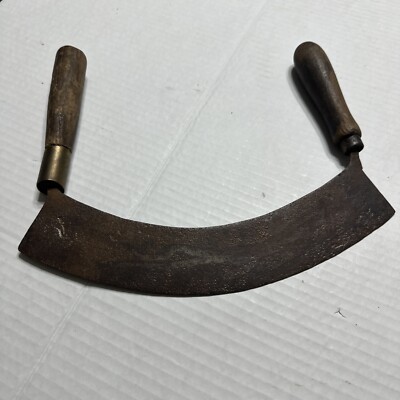 Antique Primitive Food Herb Chopper Cutout Folk Art Early Primitive ...