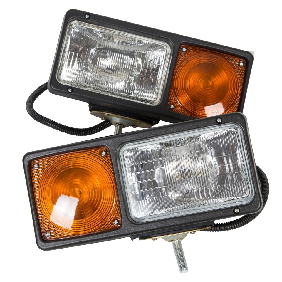 Truck Snow Plow Lights Headlight Lamp Turn Signal Snowplow Universal ...