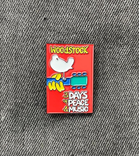 Woodstock - 3 Days of Peace and Music - Jimi Hendrix - Enamel Pin | eBay