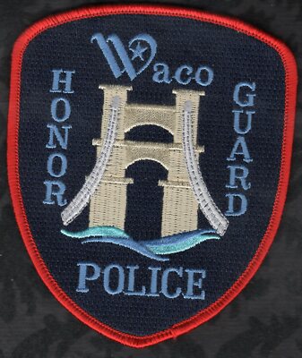 Waco Texas Police Shoulder Patch ** Honor Guard Guaranteed 100% ...
