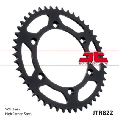 JT Sprockets Rear Steel Sprocket 50 Tooth 520 Chain For Husqvarna TC510 ...