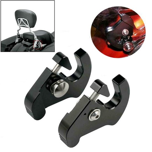 Rear Rotary Latchs Pair For Harley Davidson HD Quick Release Backrest ...