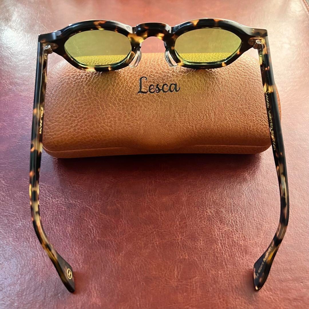 Lesca LUNEIER MOSE UPCYCLING ACETATE LIMITED EDITION yellow Lesca LUNEIER MOSE UPCYCLING ACETATE LIMITED EDITION yellow