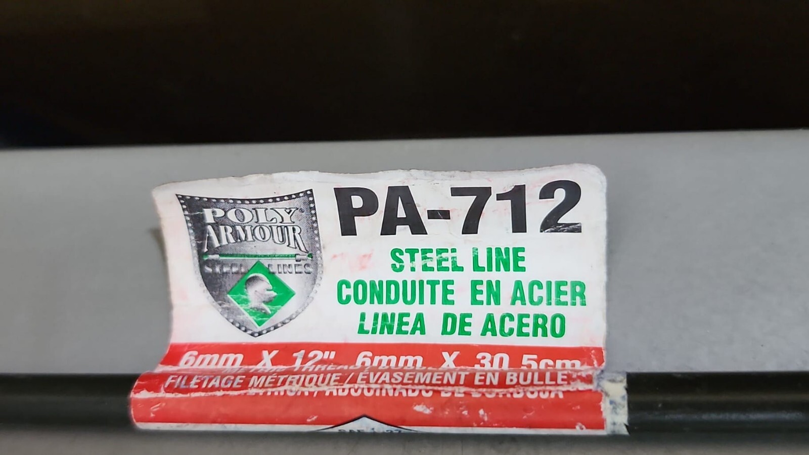 American Grease Stick PA-712 Gm/toyota Poly-Armour Pvf Steel Brake Line ...