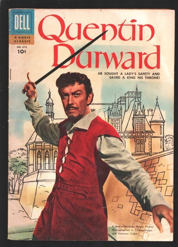 Quentin Durward-Four Color Comics #672 1956-Dell-Robert Taylor movie ...