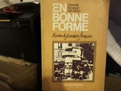 En Bonne Forme Hardcover Simone R. Dietiker | eBay