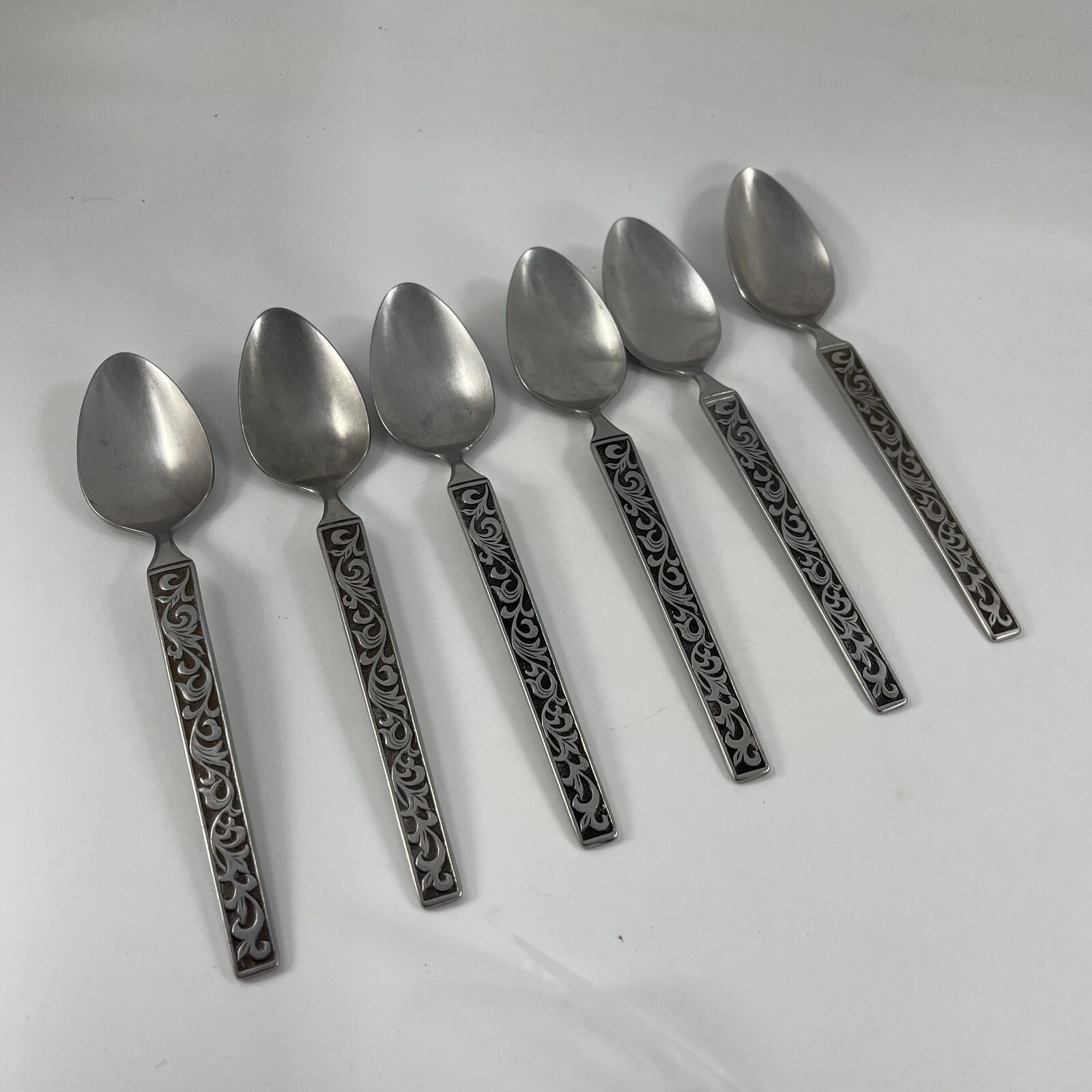 Set of 6 Riviera MONTEREY Stainless Silverware Teaspoons | eBay