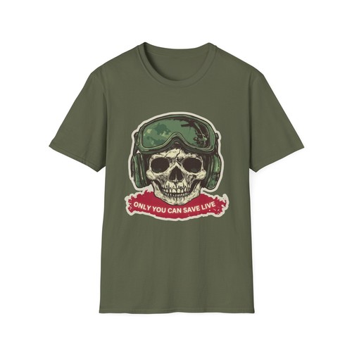 Military Skull T-Shirt Night Vision Warrior - Cool Vikings Shirt - Save ...
