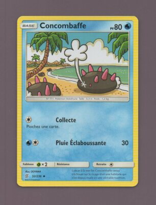 Pokémon n° 52/236 - CONCOMBAFFE - PV80 (B249) | eBay