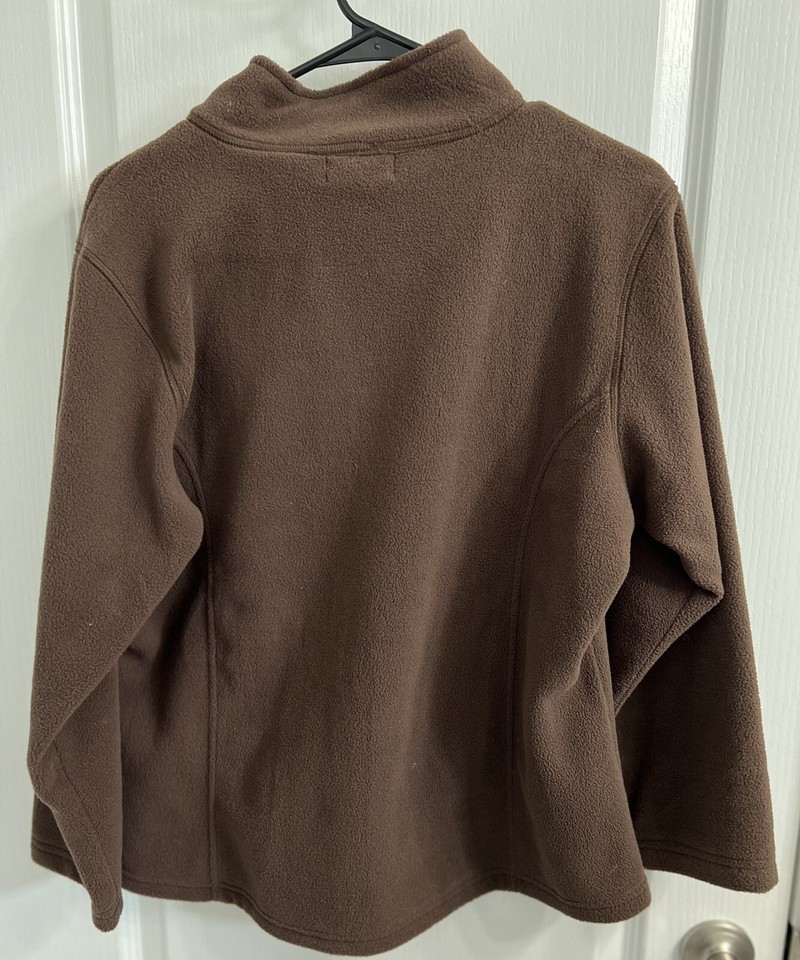 Brown Pure Alaska Fleece Jacket Size Large | eBay