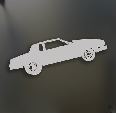 Cutlass gbody wheelie sticker 1986 racing car window decal | eBay