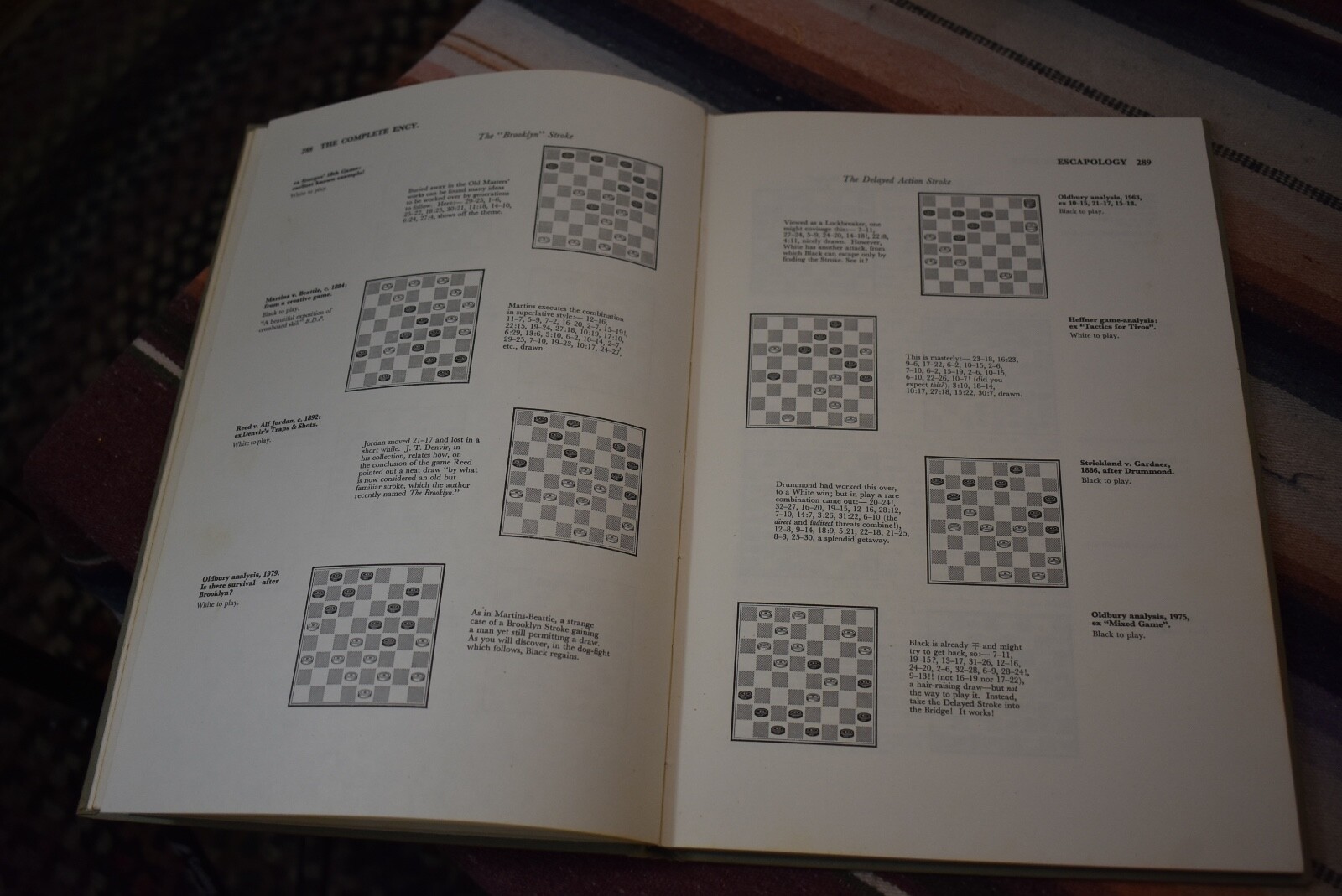 Complete Encyclopedia of Checkers Volume 3 Coups & Escapes Oldbury 1980 ...