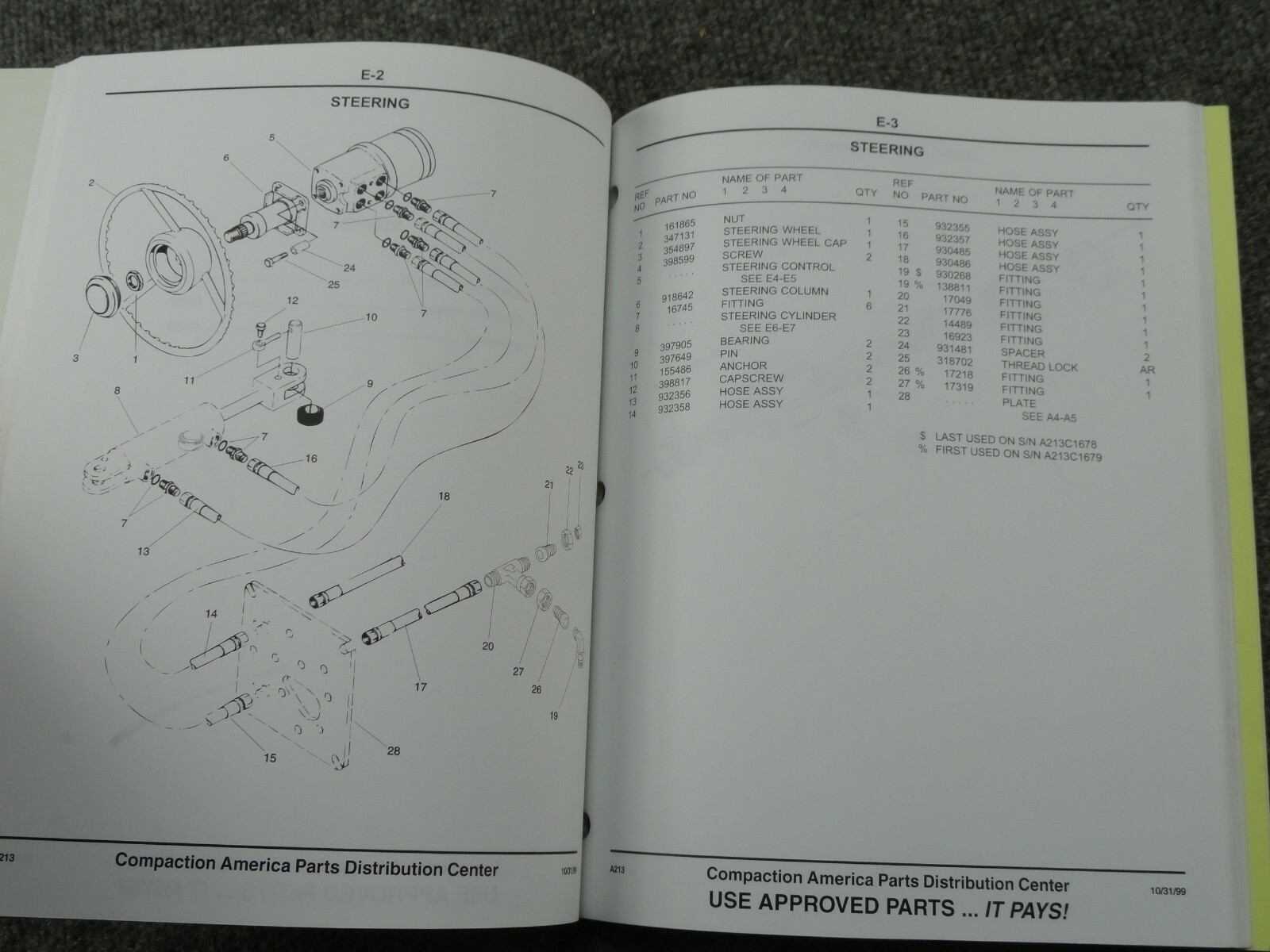 OEM Factory HYPAC C754A Compactor Roller Parts Catalog Book Manual ...