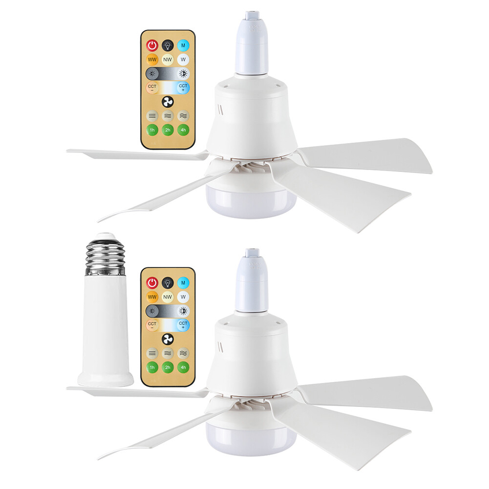 White Ceiling Fan With Remote Control 48 In. Indoor White Ceiling Fan