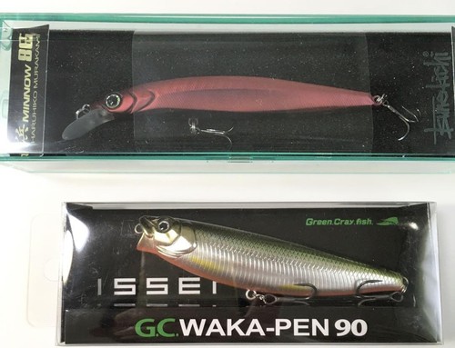 Waka Pen Hama Minnow 86F 2-Piece Set Murakami Shad Hara Grosted Red ...