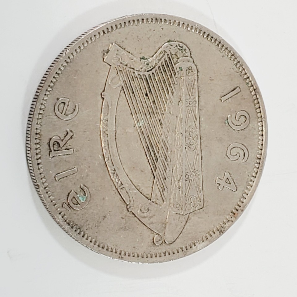 1964 Irish Half Crown 2/6 Ireland EIRE Coin Irish Hunter Horse Irish ...
