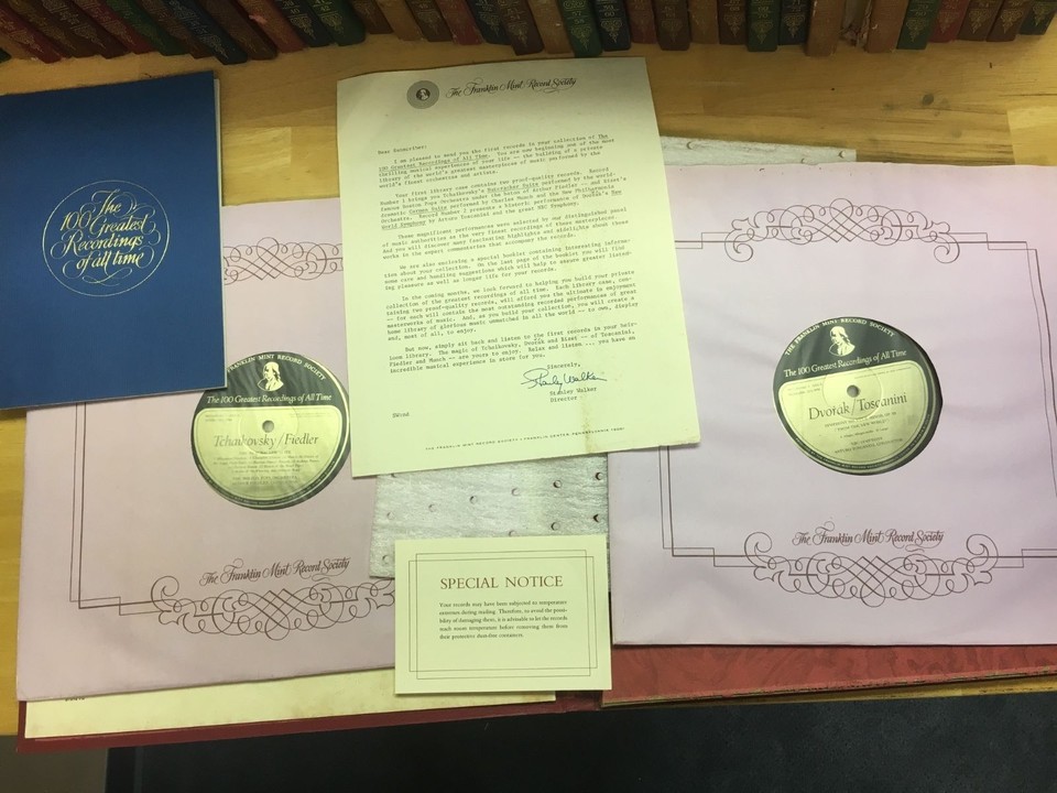 100 Greatest Recordings of all Time By Franklin Mint Record Society Vol ...